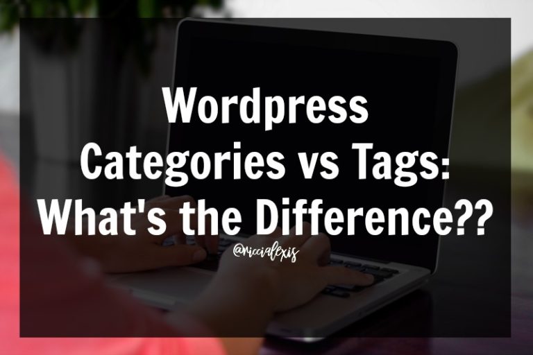 Wordpress Categories vs Tags: What's the Difference?? - ricci alexis
